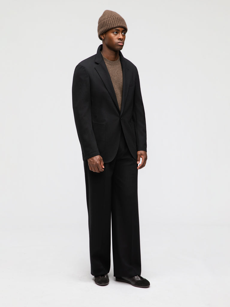Grand Le Mar - Black Heavyweight High Twist Suit – Grand Lè Mar