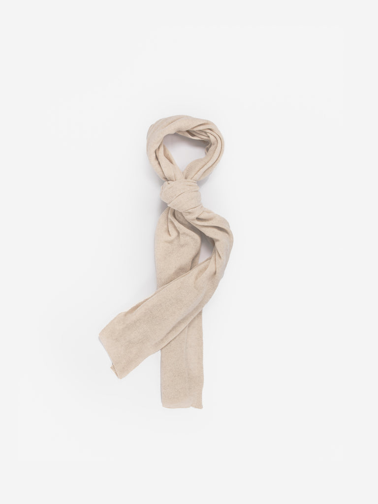 Grand Le Mar | Cream Beige Cashmere Scarf.