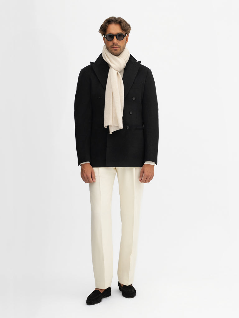 Grand Le Mar | Cream Beige Cashmere Scarf – Grand Lè Mar